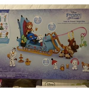 Hasbro | Toys | Disney Frozen Anna Friends Sleigh Ride W Sven | Poshmark